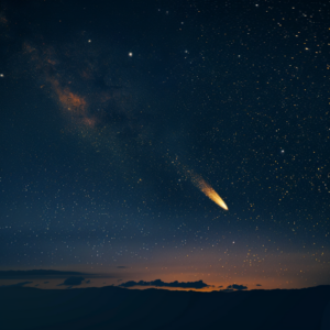 The Omen of the Dual-Tailed Comet